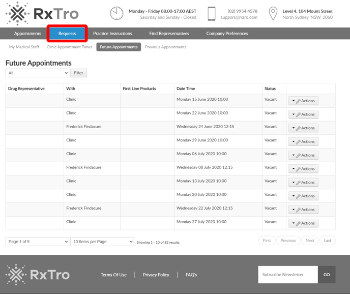 How do I place a request for Starter-Packs or patient support materials ...