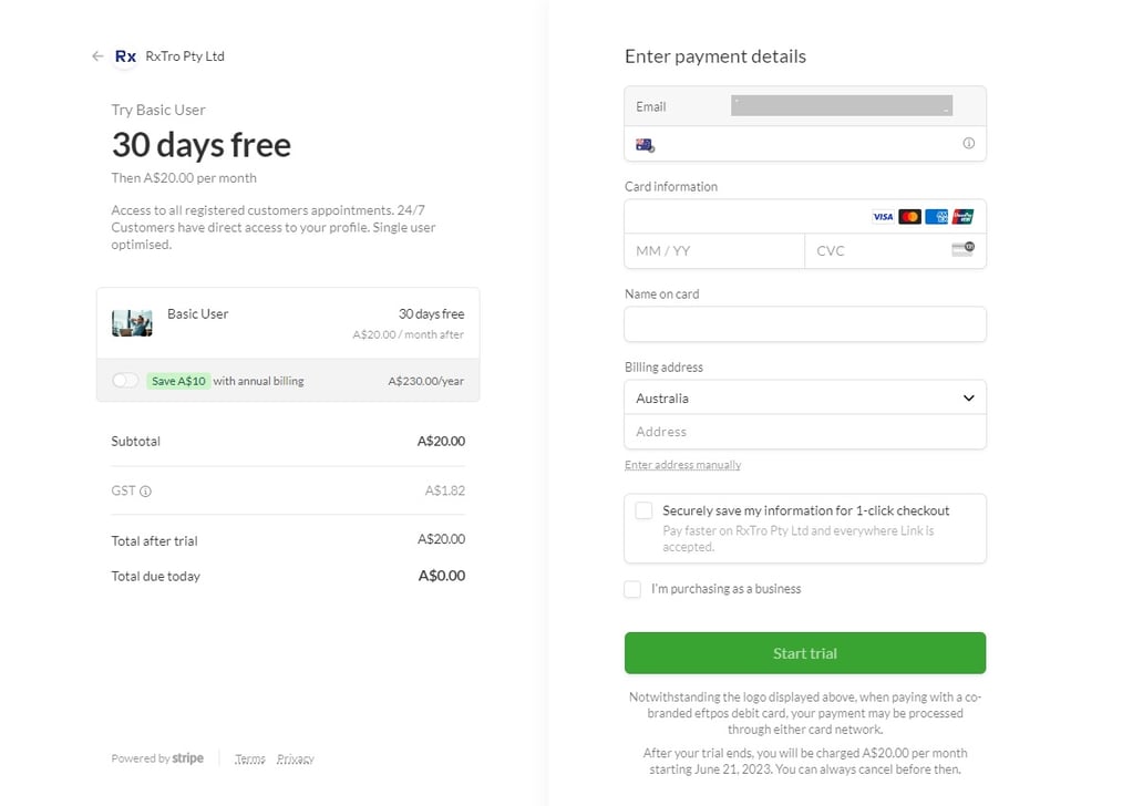 How to activate and manage your RxTro Subscription.