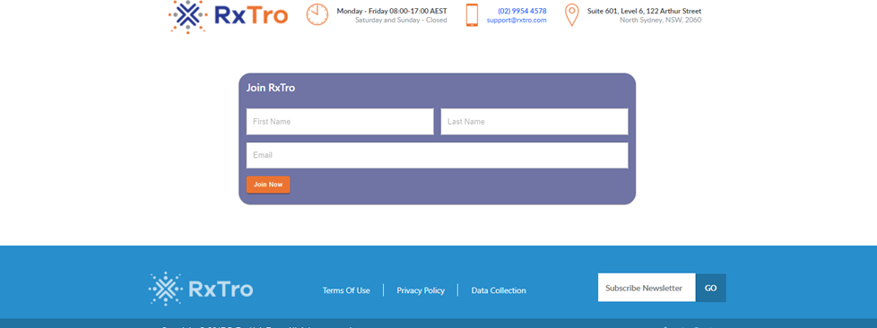 Completing the Online Rep Registration Form