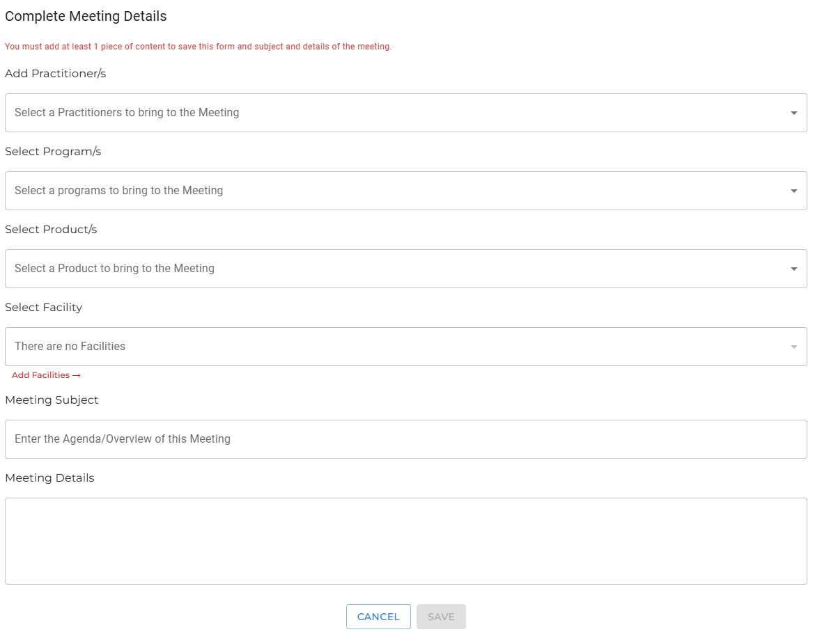 Why adding content is mandatory to book and keep an appointment on RxTro.
